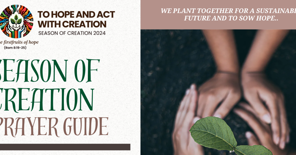 JPIC Prayer Guide - Season of Creation | JPIC Learning Hub